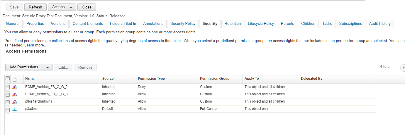 Using Security Proxies for dynamic authorization in FileNet P8 – justecm.de