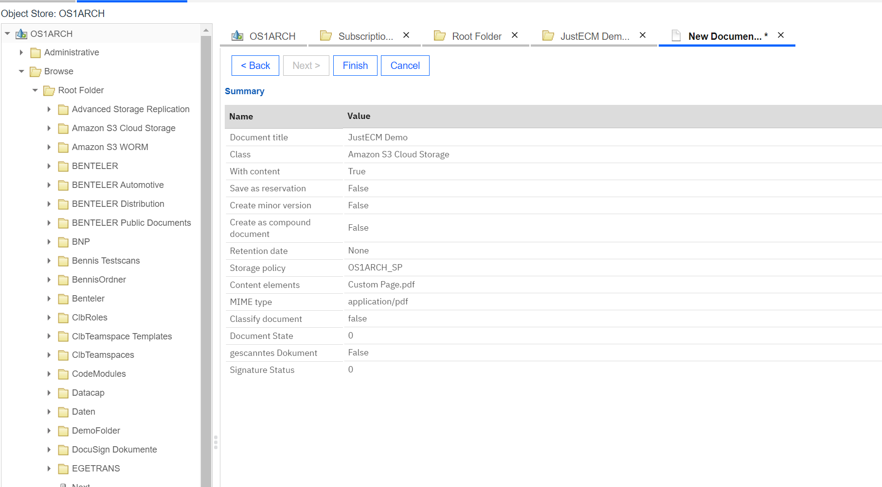 Ibm Filenet Inheritance Of Folder Permissions On Documents Added To The Folder Justecm